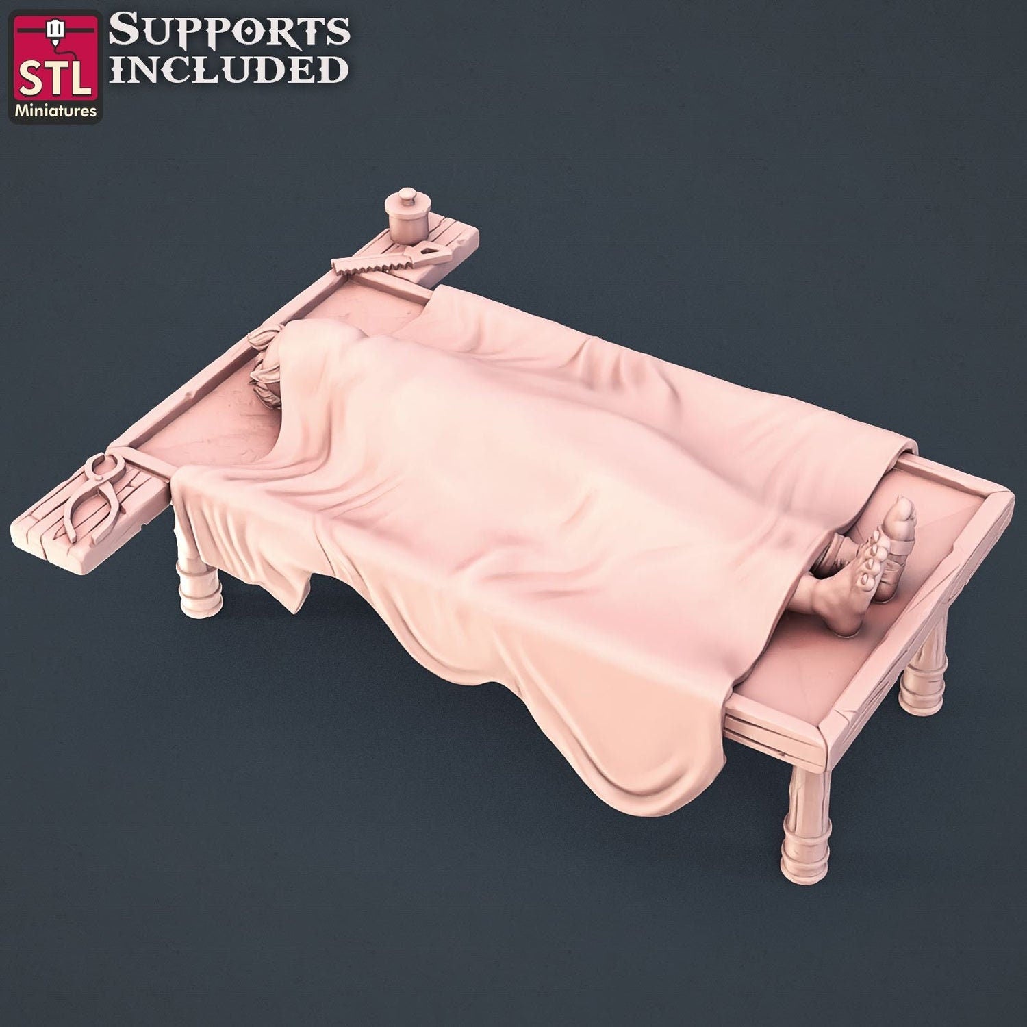 Set Embalsamador Autopsia Morgue Medieval Fantastico Escenografía ...